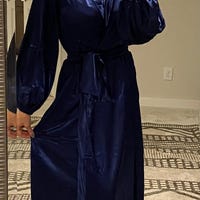 Pink Boudoir Nightgown and Feather Robe Satin Peignoir Set With Feather ...