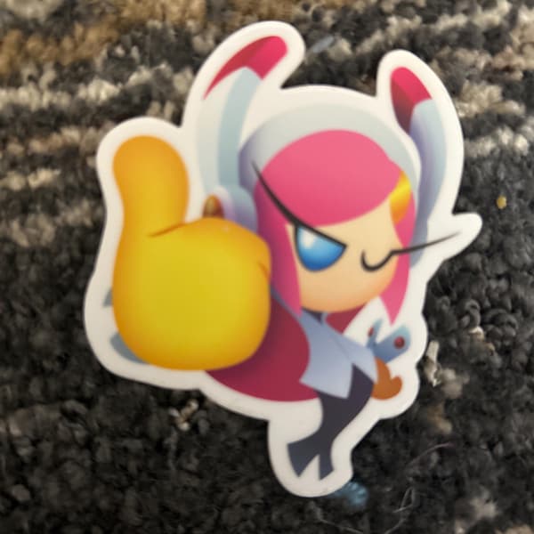 Susie Approved Kirby Sticker | Matte Waterproof Sticker - Etsy