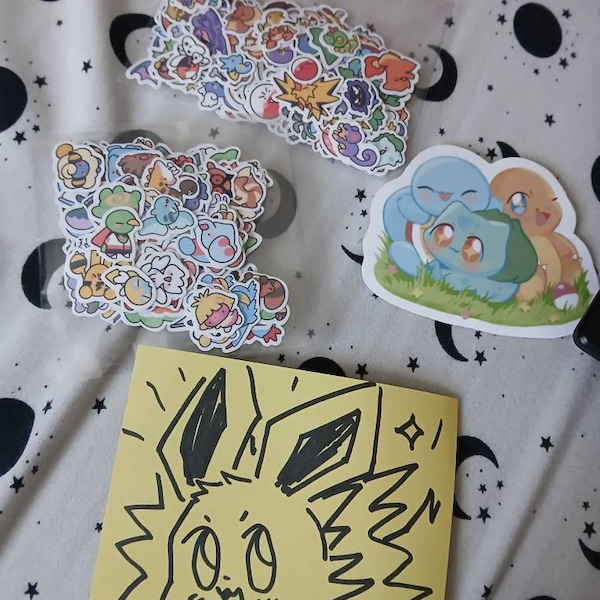 152-251 Mini Poke Stickers | All Gen 2 Johto Mons | Die-cut Waterproof ...
