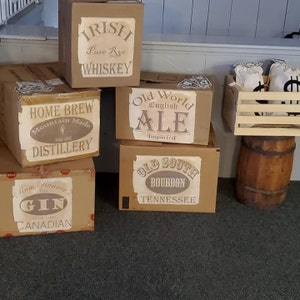 12 Prohibition Bootlegger Crate Labels JPG Set 8.5X11 | Etsy