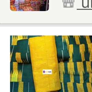Ghana Handwoven Kente Fabric/kente Cloth Called Fatia Fata - Etsy