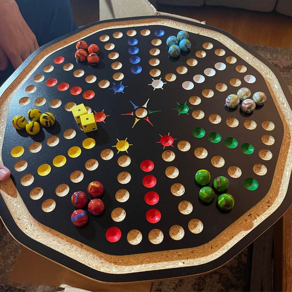 20" Aggravation With Large 7/8" Marbles / Wahoo / Marbles Board, Double ...