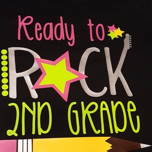 School SVG, Ready to Rock 2nd Grade, School Svg, Second Grade SVG ...