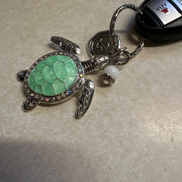 Sea Turtle Keychain Sea Turtle Gifts Sea Turtle Key Chain Beach ...