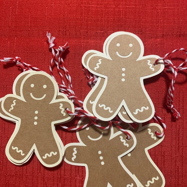 Gift Tags: Gingerbread Men - Etsy
