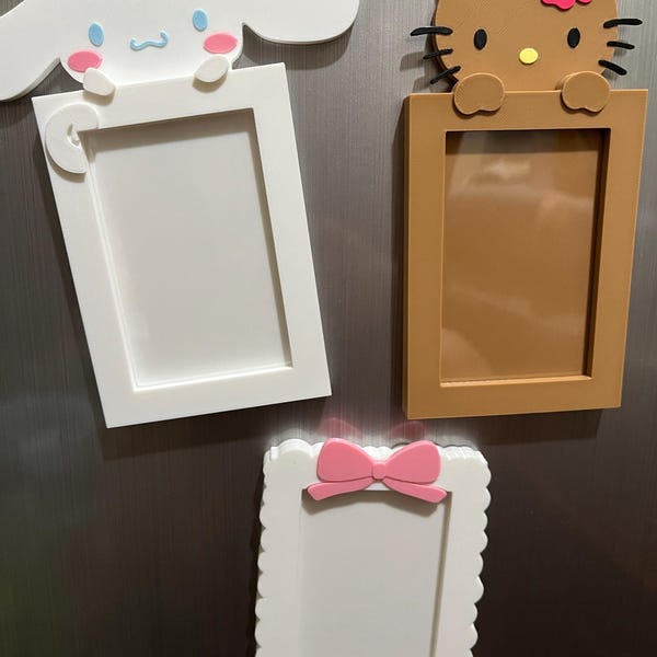 Cute Kawaii Character Hawaiian Kitty Polaroid Frame | Magnetic Instax ...