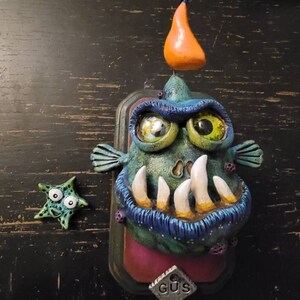 Large Pufferfish Sculpture: Puffer Fish Lover Gift, Tropical Tiki Bar ...