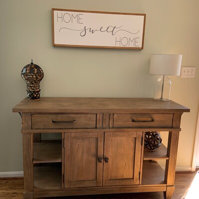 Home Sweet Home Sign Above Couch Sign Living Room Signs Home Sweet Home ...