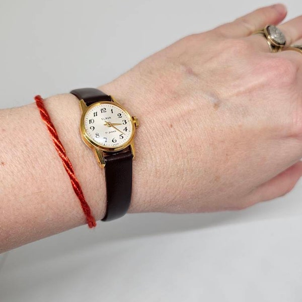 Quartz Wristwatch Women Seagull Vintage, Gold Plated Watch Bracelet for ...