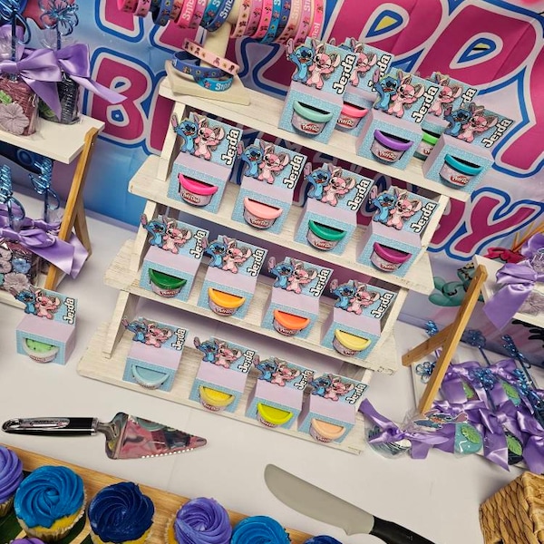 Stitch Play-doh Box/ Stitch Birthday/ Play-doh Decor/ Stitch Party ...