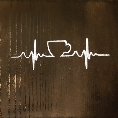 Coffee Pulse 783-A624 Stencil - Etsy