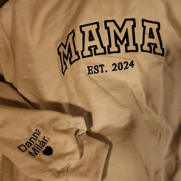 Custom Auntie Embroidered Sweatshirt With Nieces Nephews Names on ...