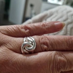 Chunky Silver Ring for Woman-multi Layer Thumb Ring-boho - Etsy