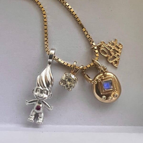 Lucky Troll Ring/ Funny Jewelry/ 90s Cute Vintage Toys Inspired/ Kawaii ...