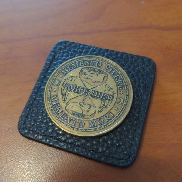 Carpe Diem Coin | Daily Stoic Coin | Memento Mori Bronze Challenge Coin ...