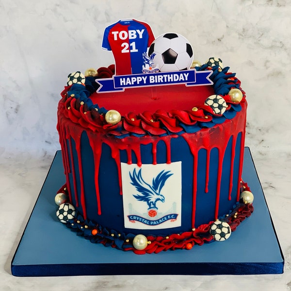 Tottenham Hotspur Inspired Cake Topper - Etsy