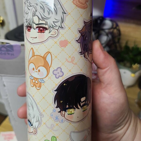 Obey Me Shall We Date Chibis Stickers 1 & 2 Mammon, Lucifer, Asmo, Levi ...