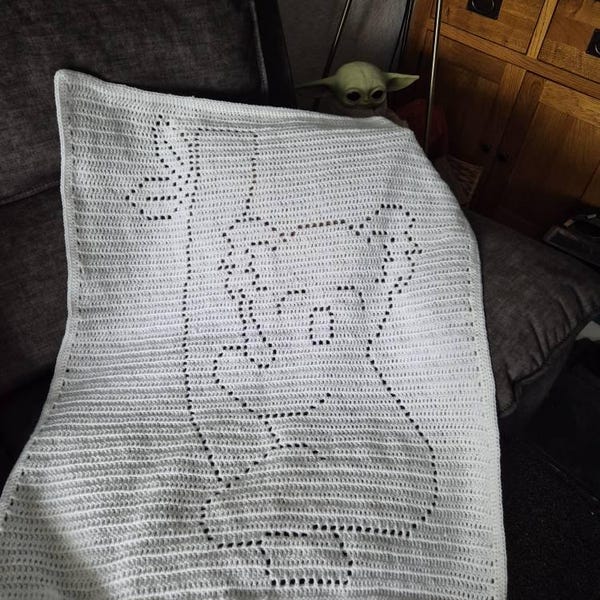 Harley Blanket | Filet Crochet Blanket Pattern | Baby Blanket Crochet ...