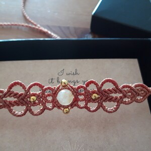 Black and Gold Macrame Bracelet, Boho Macrame Bracelet, Bohemian ...