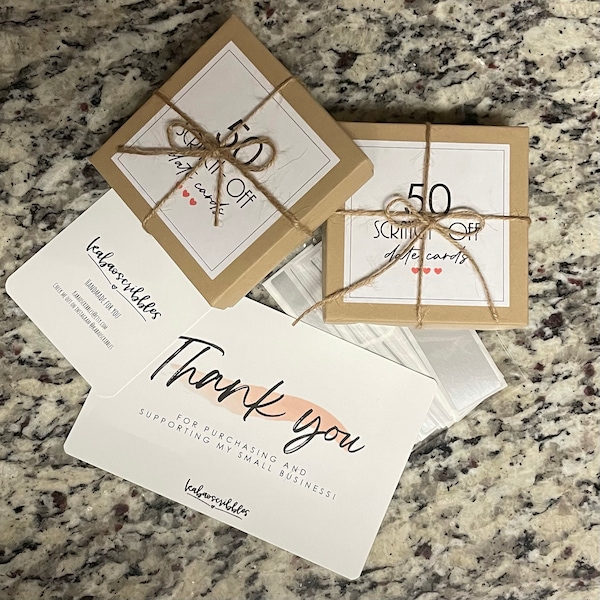 52 Date Cards a Year of Dates Scratch off Romantic Date Ideas Gifts for ...