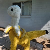 Bananasaurus Dinosaur NO SEW Crochet Pattern - Etsy Canada