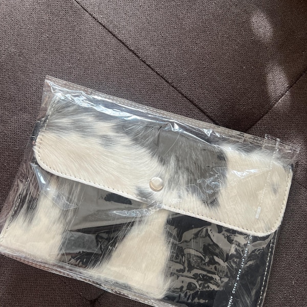 COWHIDE CLEAR PURSE Western Concert Bag Purse Clear Stadium Bag, Punchy ...