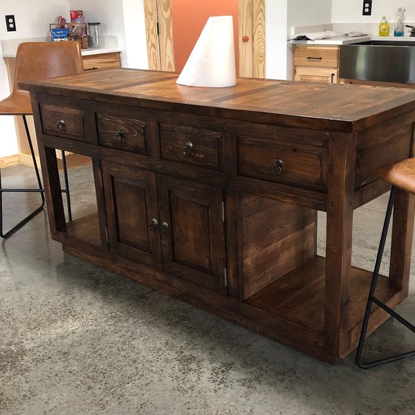 Trinidad Reclaimed Kitchen Island - Etsy
