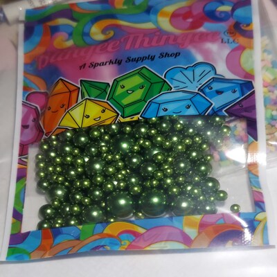 LONG FAKE Sprinkles Polymer Clay Kawaii Decoden Faux Topping Diy Slime ...