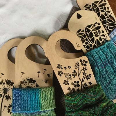 Sock Blockers, Wooden Sock Form, Sock Stretcher, Blocking Hand Knitted ...