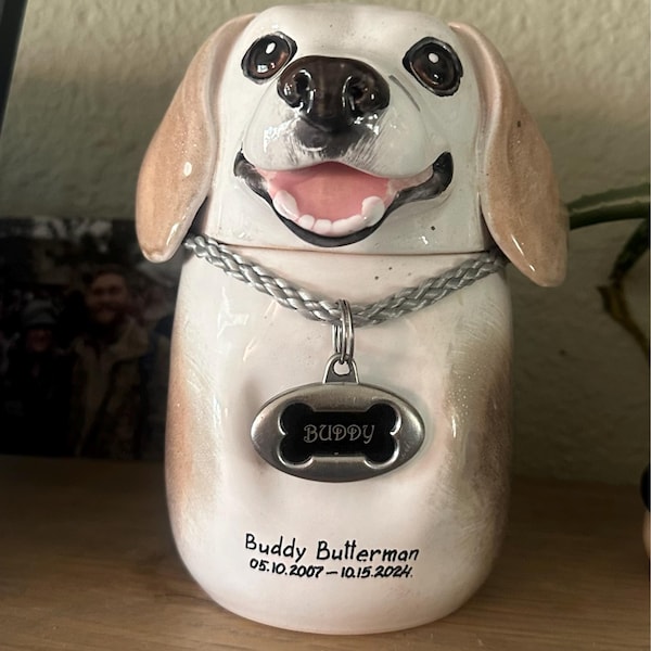 Pig Storage Jar With Lid, Large and Small Pottery Canister, Coffee Tea ...