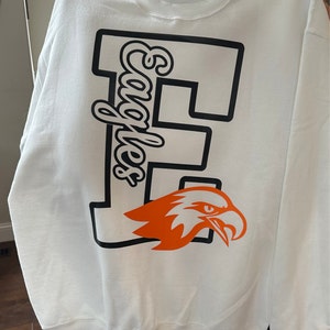 Eagle Svg Png Sublimation Printable Eagles Cheer Letter Design Cricut ...