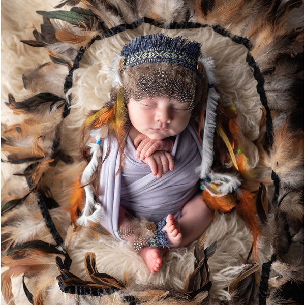 Native American Indian Inspired Props, Feather Crowns, Headdress ...