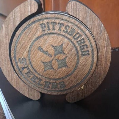 Alabama Crimson Tide Coasters 4 Laser Engraved, Stained & Sealed ...