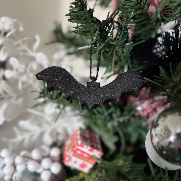 Bat Tree Ornament • Gothic Holiday Home Decor • 3D Printed - Etsy