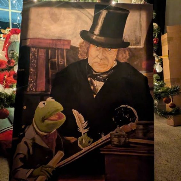 A Muppets Christmas Carol Kermit Scrooge Limited Edition Signed ...