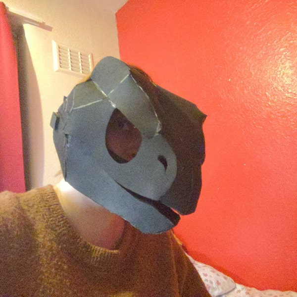 Raptor Mask **digital Pattern** for EVA Foam *video Tutorial on Youtube ...