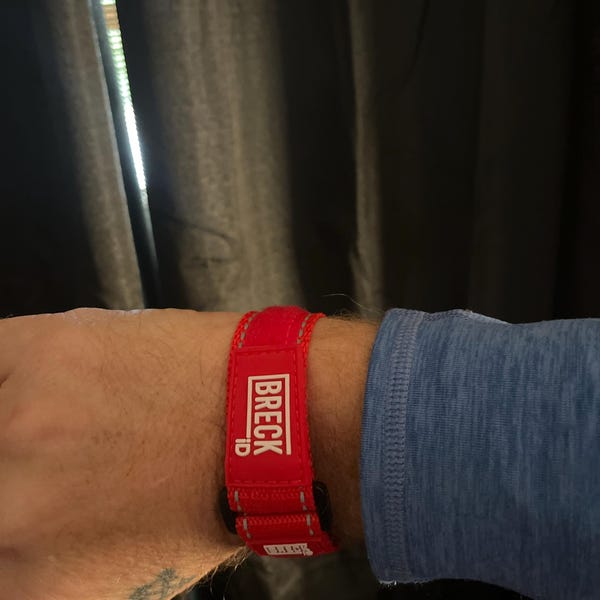 Medical Alert Bracelet Runner Emergency ID Nylon Wristband Custom ...