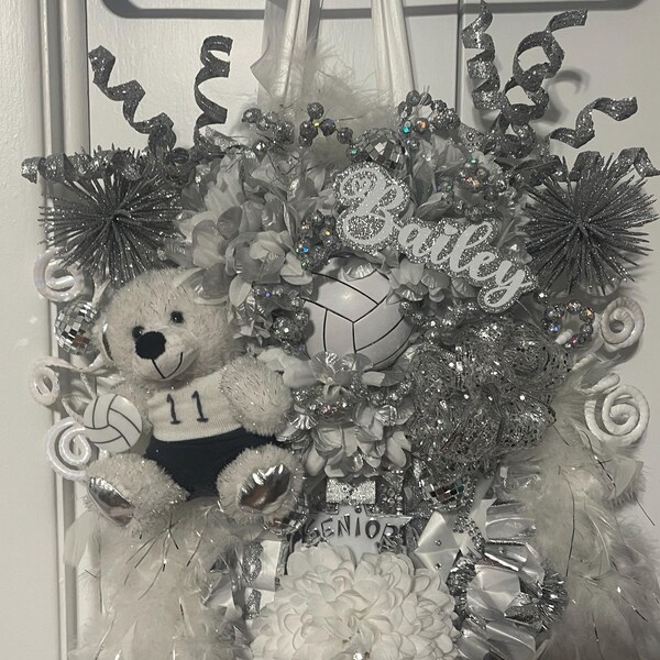 Custom WORD Glitter Cutout for Homecoming Mum | HOCO | Custom Mum ...