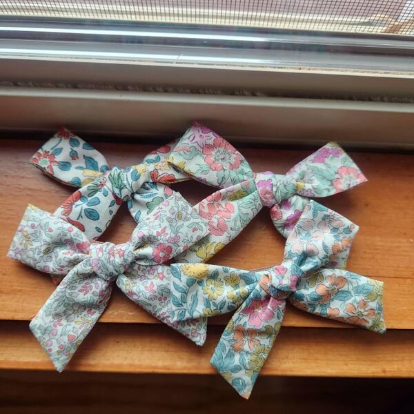 Mini Liberty Clips Bundle | Pack of 10 Hair Clips | Fully Lined Toddler ...