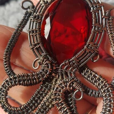 Realistic Eye Pendant Awakening Human Eye Jewelry Copper Wire Wrapped ...