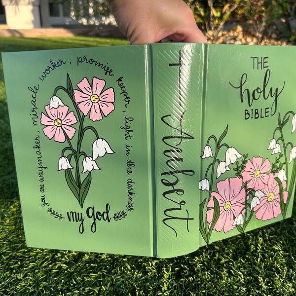 Custom Hand-painted Bibles - Etsy