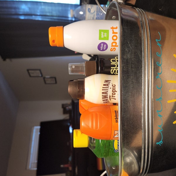 SUNSCREEN Storage Bucket - Etsy