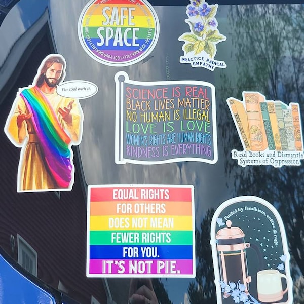 Feminist Sticker: Practice Radical Empathy, Laptop Sticker, Self Care ...