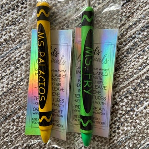 Crayon Pen - Etsy