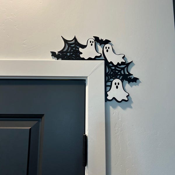 Halloween Door Corner Sign - Door Corner Decor - Halloween Decorating ...