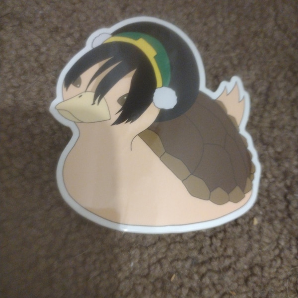 ATLA Turtle Duck Sticker | Vinyl Avatar the Last Airbender Stickers for ...