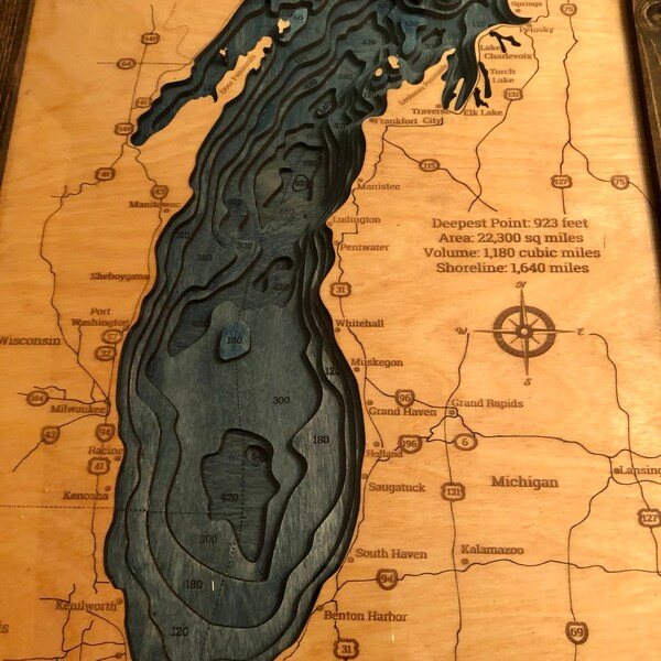World Map Wooden Clock - Etsy