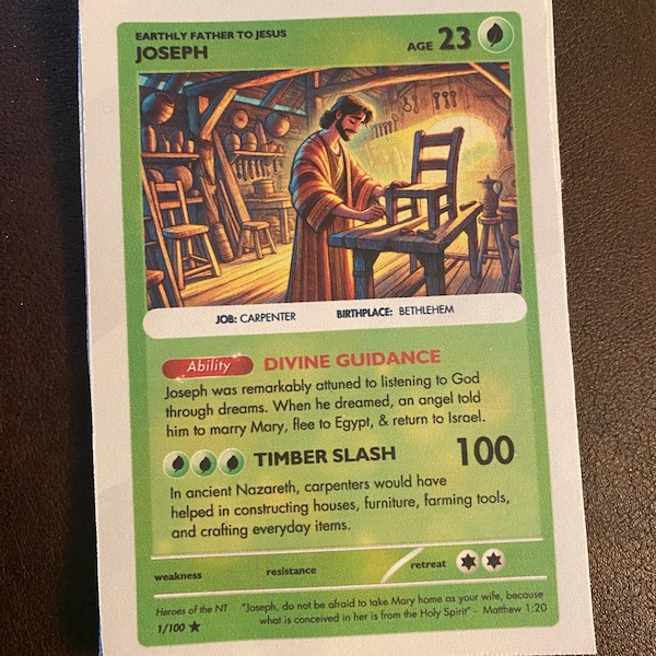 100 Printable Bible Trading Cards | Guardians of God's Word | Old ...