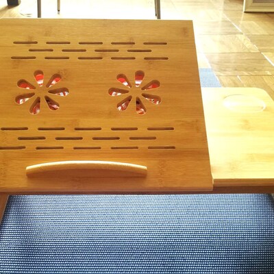 Fast Shipping Lap Desk Laptop Table Stand, Lap Tray, Adjustable Legs ...