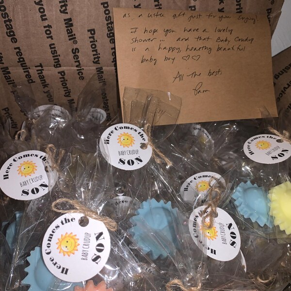 Pink Bow Shower Favors Little Bow is on the Way Baby Shower Tie the ...